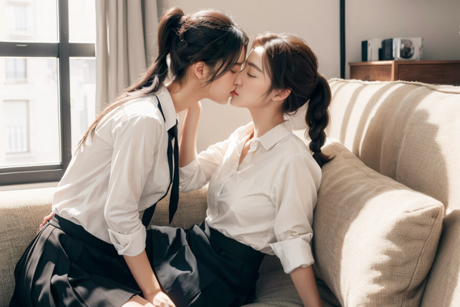 （18+）百合小說《愛情鬼屋》4：她的手指像是靈巧的蛇，勾弄出更多快感！ | LalaTai 拉拉台